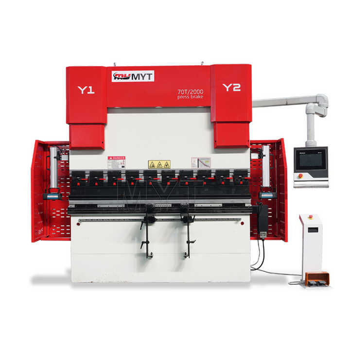 MYT 70T2000 CNC Sheet Metal Press Brake Bending Machine with DA53T 4+1 Axis Cnc Hydraulic Press ...