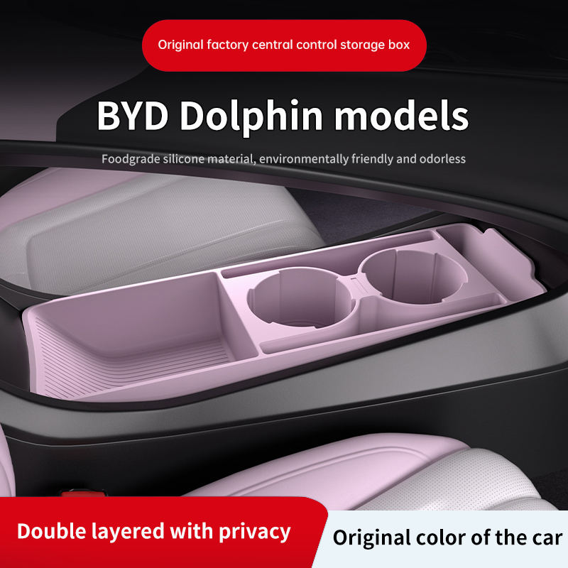 Car Center Console Storage Box for BYD Dolphin Organizer Central ...