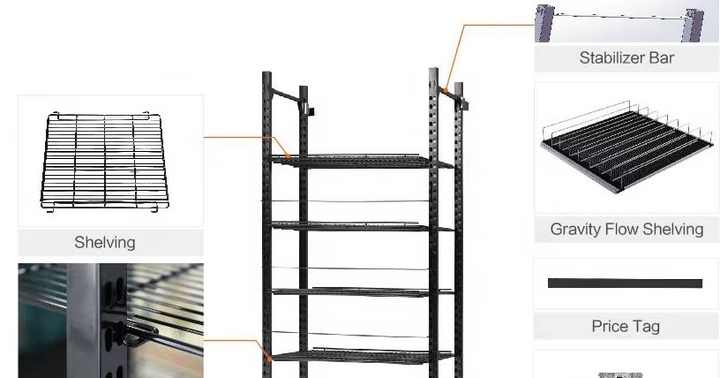 Stainless Steel Walk-in Cooler Racks - Durable & Adjustable