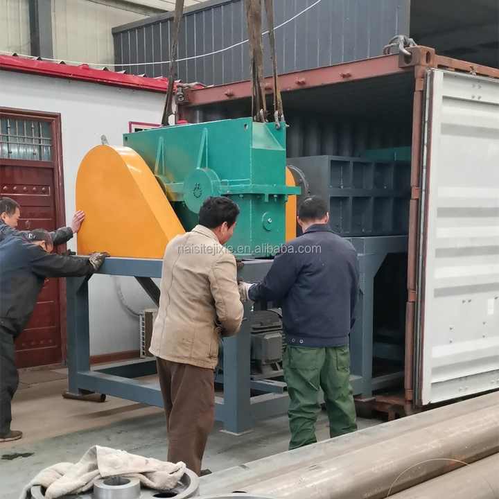 PVC Plastic Disintegrator and Double Shaft Shredder Wanroe Machine ...