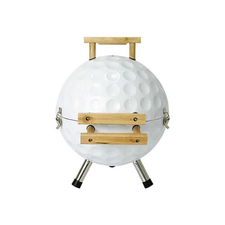 Portable Mini Outdoor Meat Grill Modern Premium Steel Spherical ...