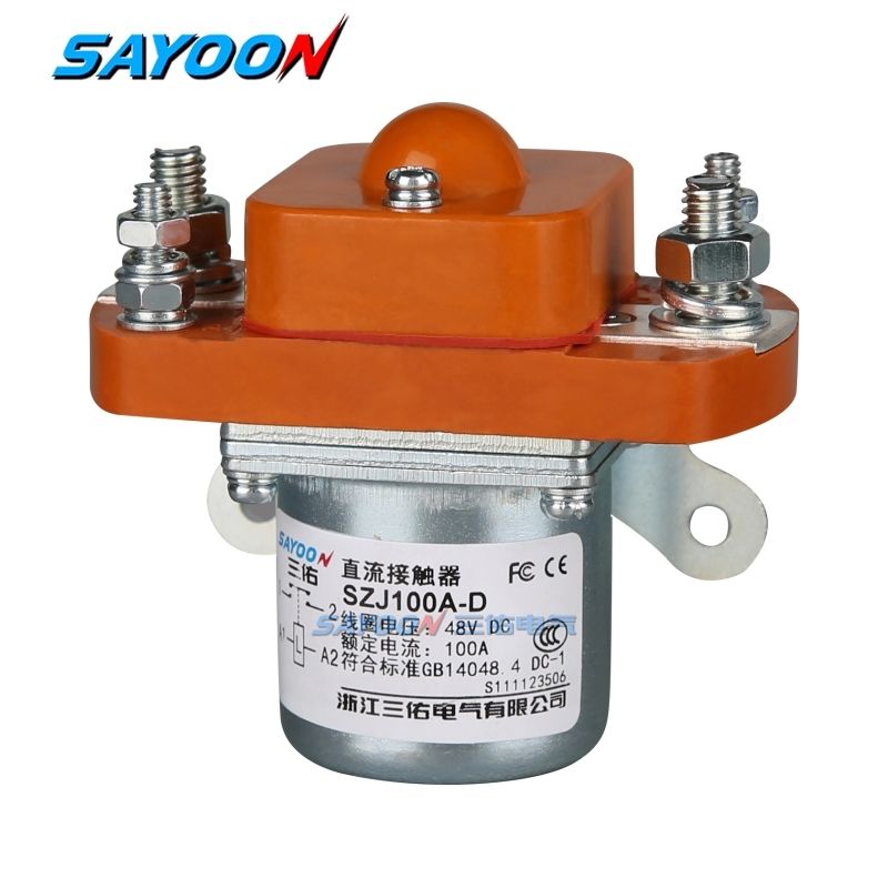 SZJ MZJ ZJ GSZ Electric DC Contactors CE FCC ROHS Certified 50A 100A ...