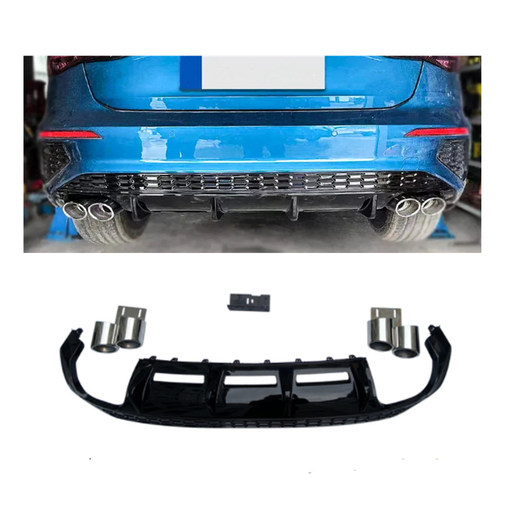 Automotive Parts Rear Bumper Lip For 2020-2022 Audi A3 8Y Upgrade Audi ...