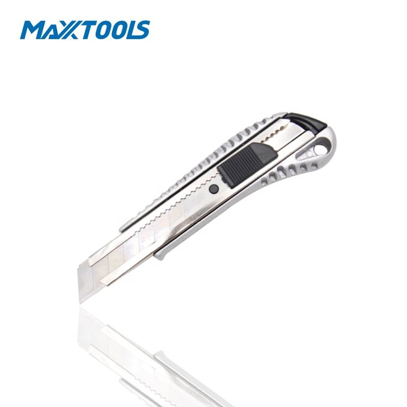 OEM Aluminum Utility Knife with SK5 Serrated Blade Quick Change Slide ...