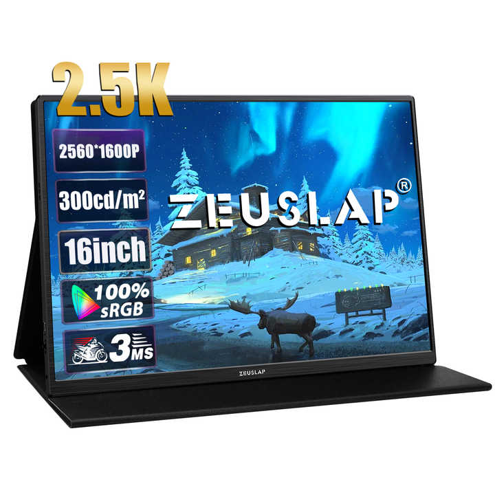 Hot Selling 16-Inch Portable Monitor 2.5K Resolution IPS Screen Laptop ...