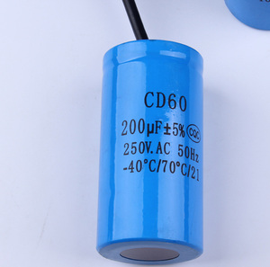 GE Capacitors Parts Uxcell CD60 Capacitor, 450V 200uF CD60 Motor Start ...