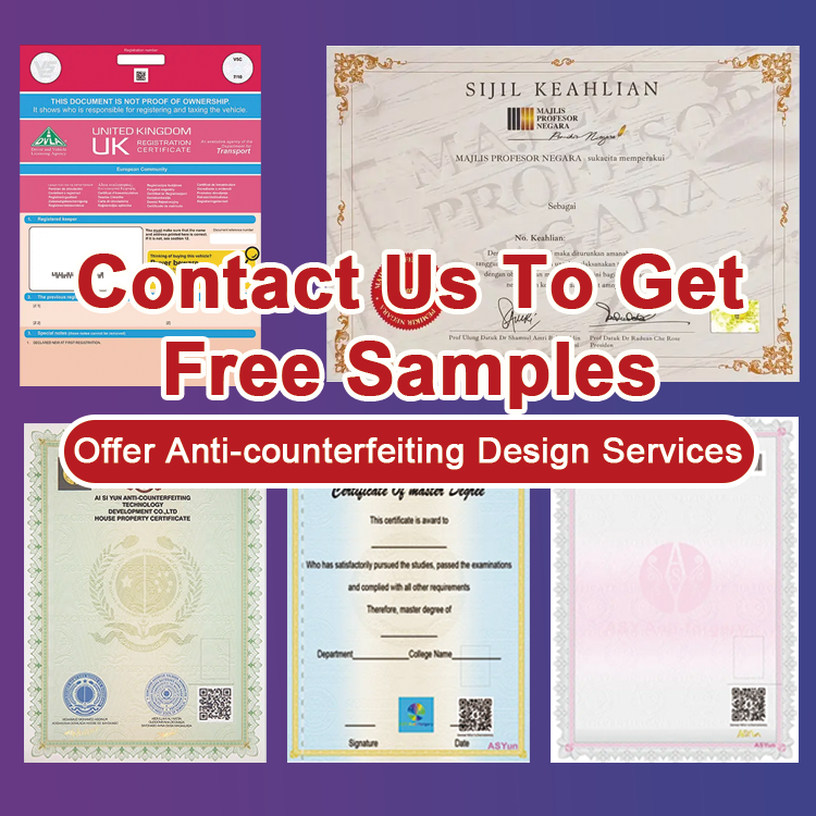 High-Quality Custom hard paper printing certificates Solutions for Your ...