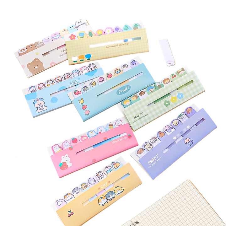 Cute Cartoon Animal Series School Student Kids Sticky Notes