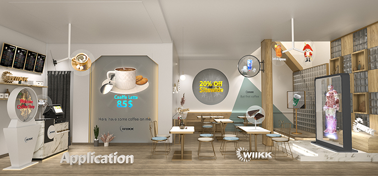 The most suitable holographic display LED play advertising 3D ...