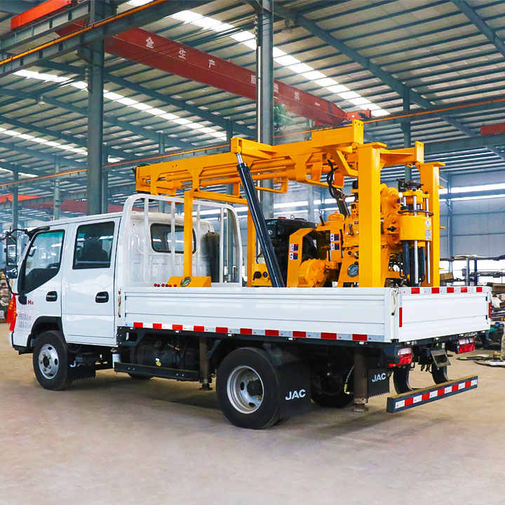 Truck-Mounted Diesel Drilling Rig with Engine and Pump for Deep Core ...
