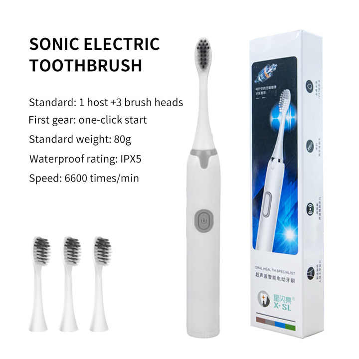 Cheap Electric Toothbrush with Soft and High-density Bristles Automatic ...