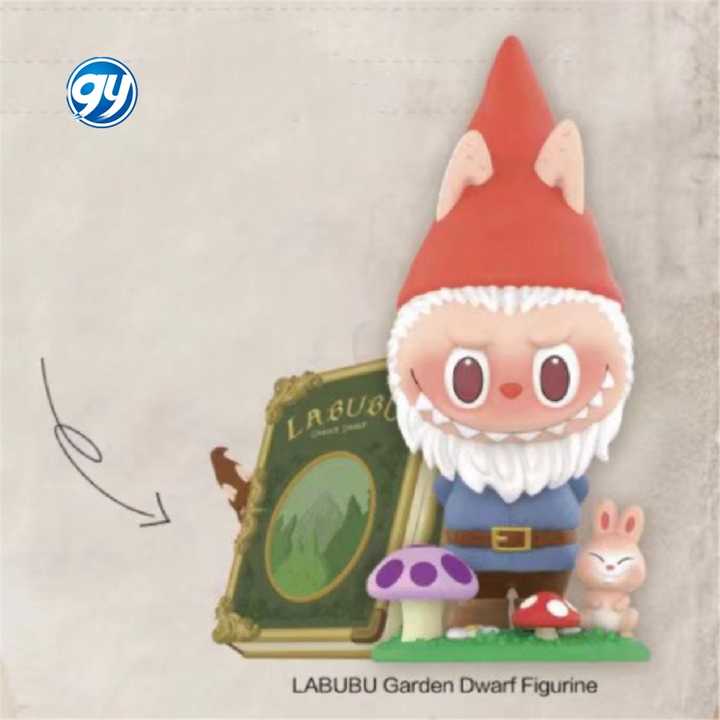 POP MART Labubu Garden Dwarf PVC Action Figure Kawaii Ornaments Home ...