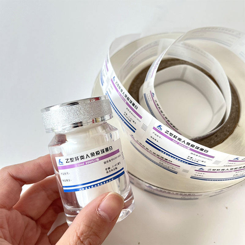 Custom Printed Medical Vinyl Sticker Roll for Pills/Capsules Price ...