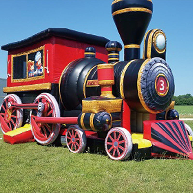 Cartoon Inflatable Train Model Popular Giant Inflatable Train Mascot ...