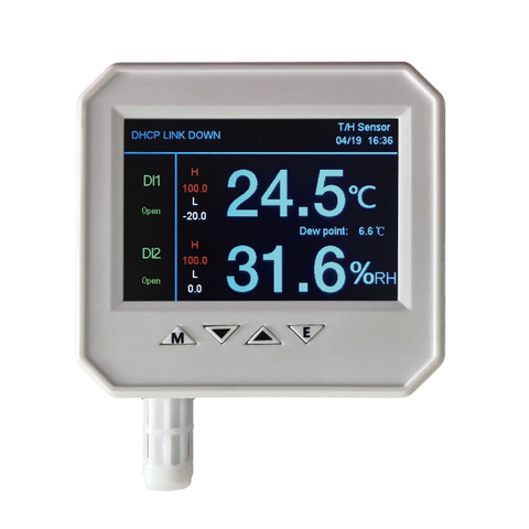 Rj45 Port Tcp Temperature and Humidity Sensor for Data Center