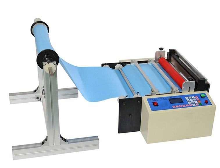 Automatic Desktop Pvc Pu Vinyl Roll Sheet Cutting Machine Industrial High Efficiency Aluminum ...