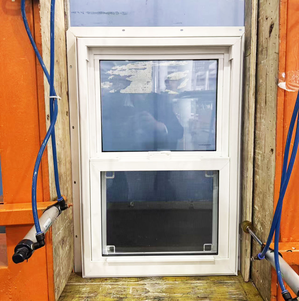Single Hung PVC Windows with Low-E Glass Noise Reduction & Windproof ...