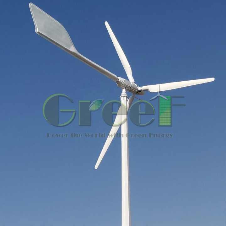 5-30kw Low Wind Speed Pitch Control Horizontal Wind Turbine