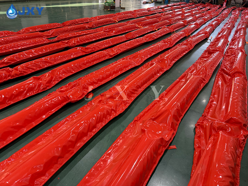 Heavy-Duty Reusable Oil Spill Barrier - PVC Floating Oil Boom for Both ...