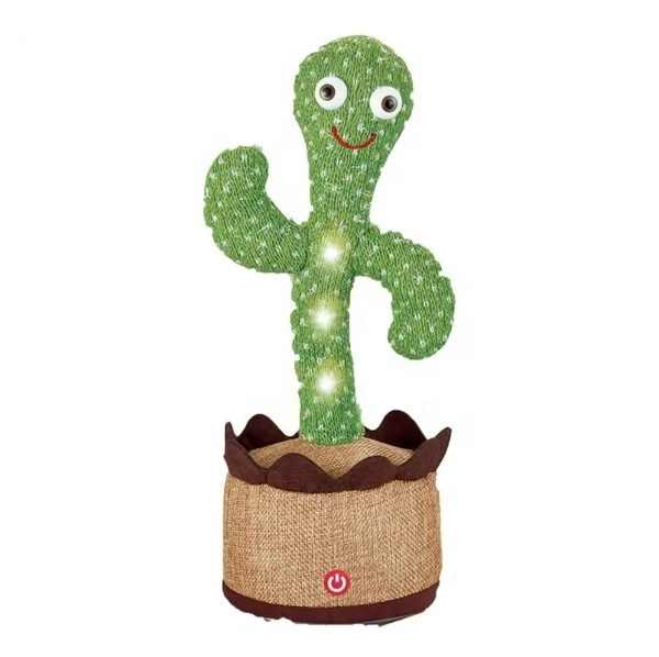 Interactive talking cactus 120 songs usb charge dancing singing shaking ...