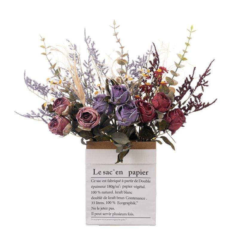 High Quality Silk Artificial Flower - Real Life Red Roses