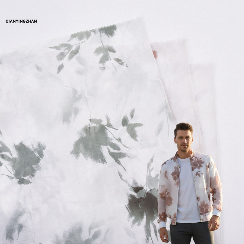 OEM/ODM Custom Design Floral Small Print 100%Polyester 50D Chiffon ...