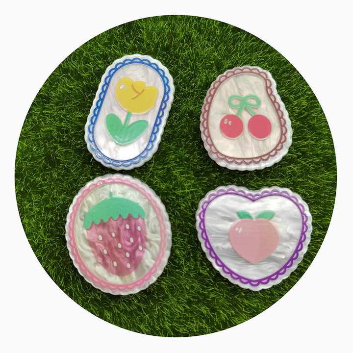 Acrylic Gradient Clear Cuboid Goo Card Sticker DIY Craft Pendants ...