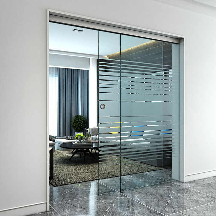 Modern Office Building - Aluminum Sliding System for Meetings
