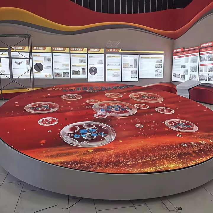 Ceiling Mounting Circle LED Screens P1.2 P1.5 P1.8 P2 P2.5 LED Display ...