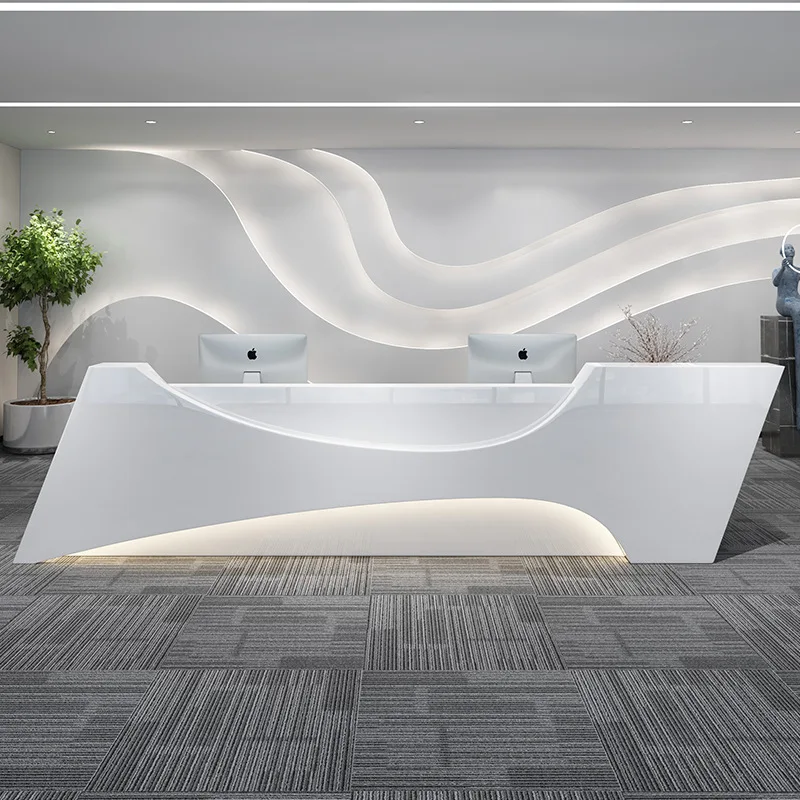 Office Reception Back Wall Design - Stylish & Durable
