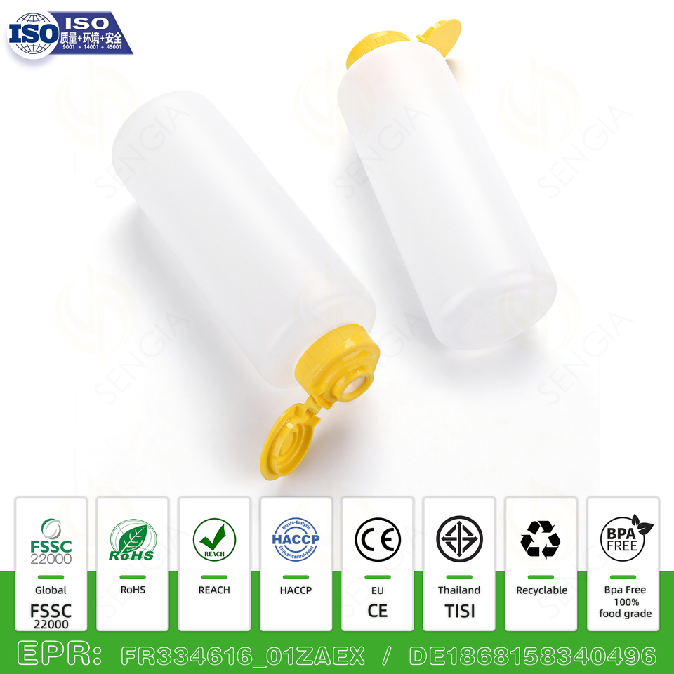 Customize Food Grade 500ml White Empty HDPE Plastic Bottle with Screw ...