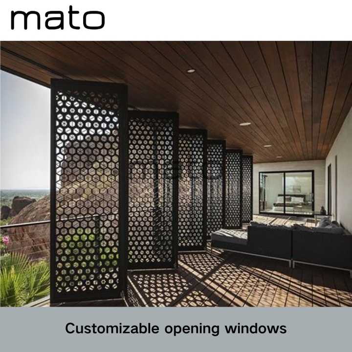 Exterior Laser Cut Screen Privacy Aluminum Window Screen Facade Panel ...