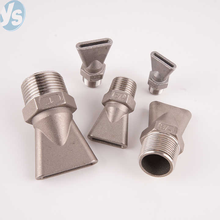 YS Stainless Steel Duckbill Spray Nozzle for Drying & Cooling, OEM