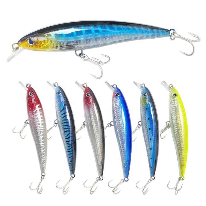 Hot Sale 140mm/41g Sea Fishing Lure Floating UV Effect Trolling Surfing ...