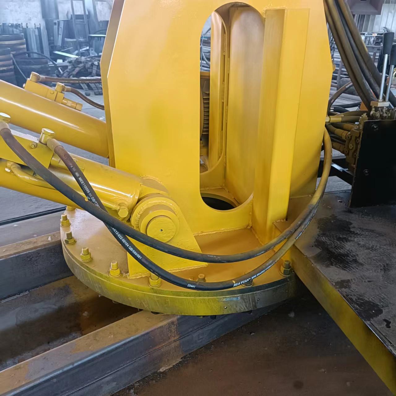 China made loader excavator rotary stone grab wood grab machine ...