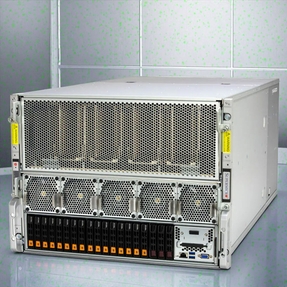 Supermicro SYS-821GE-TNHR 8U GPU Server for HPC & AI