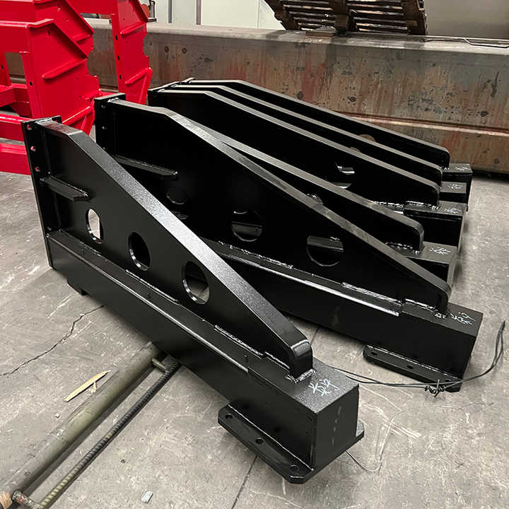 Custom steel structure fabrication welding process polishing steel ...
