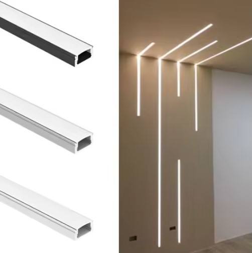 Aluminium Profile for LED Lighting Strip Recessed Aluminum Channel ...