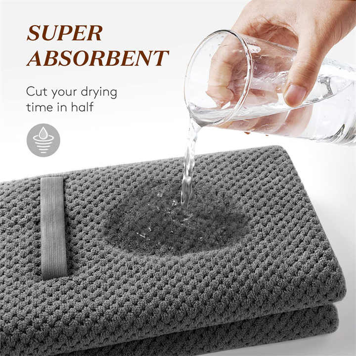 Large Microfiber Hair Wrap Towel For Women Comfortable Hair Drying ...