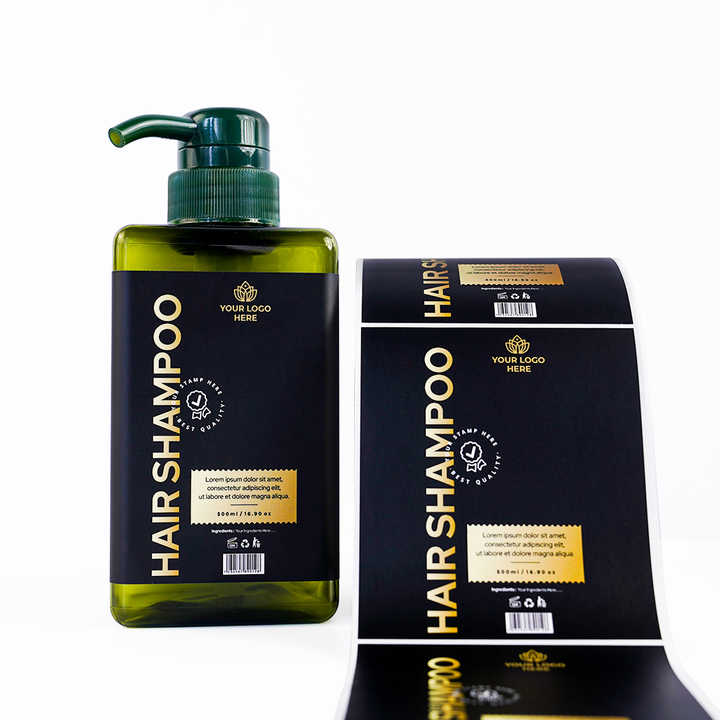 Custom Waterproof Vinyl Cosmetic Label Stickers Roll Printing Brand ...