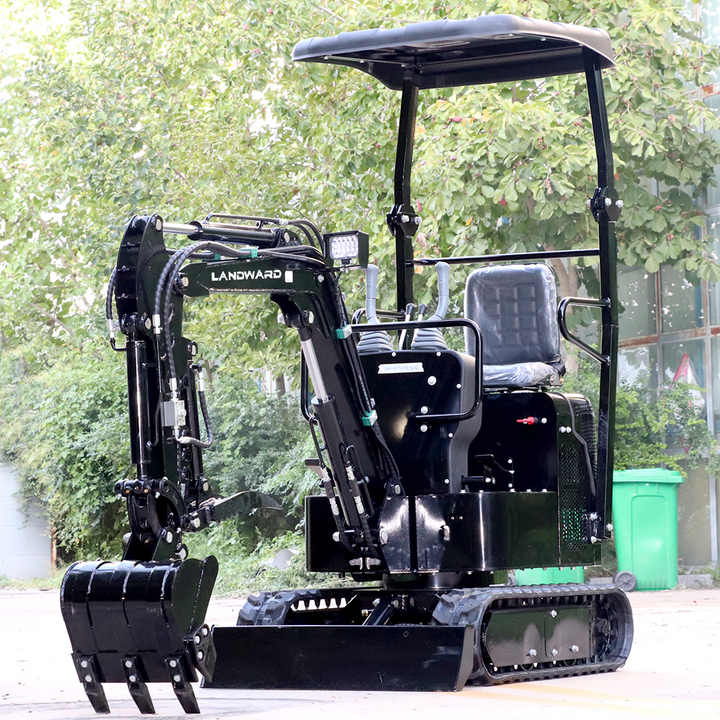 Landward Hot Sale Mini Micro Excavator 1 Ton Crawler Euro 5 Engine ...