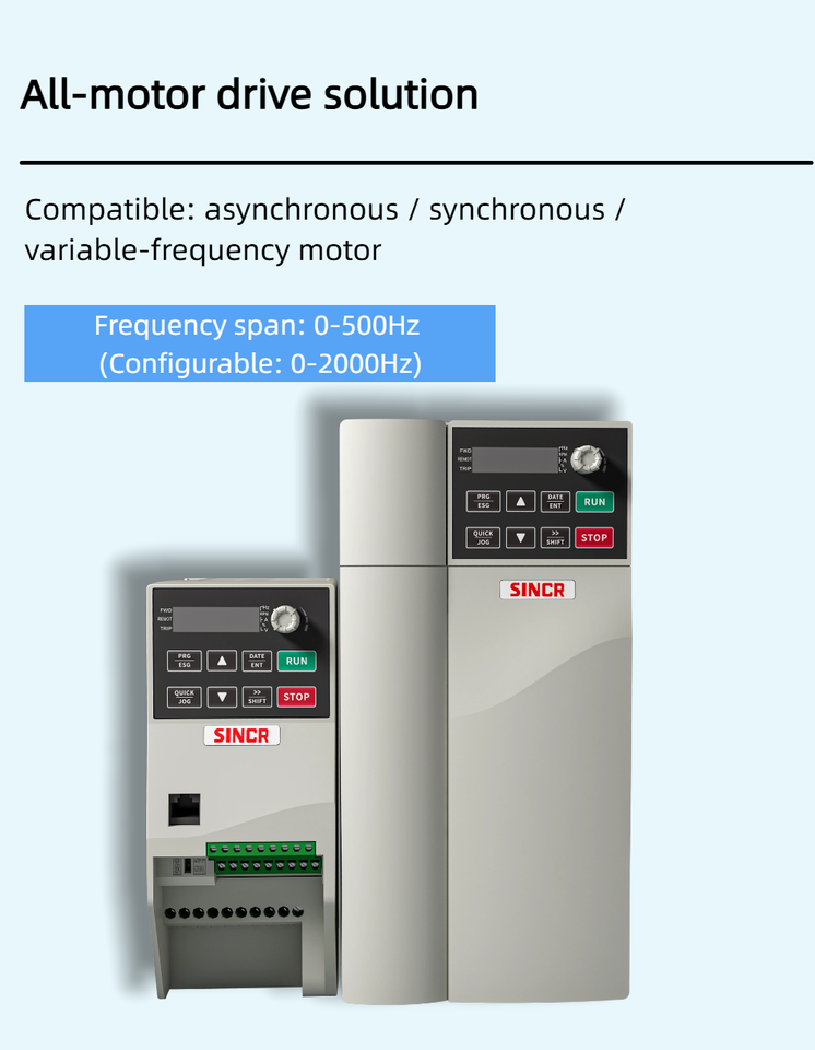 Manufacturer's 0.75KW Single Three-Phase AC Frequency Converter General ...