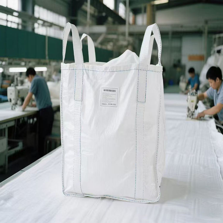 Bitumen Jumbo Bag FIBC Bulk Bags Capacity White Cross Corner Loop Heavy ...