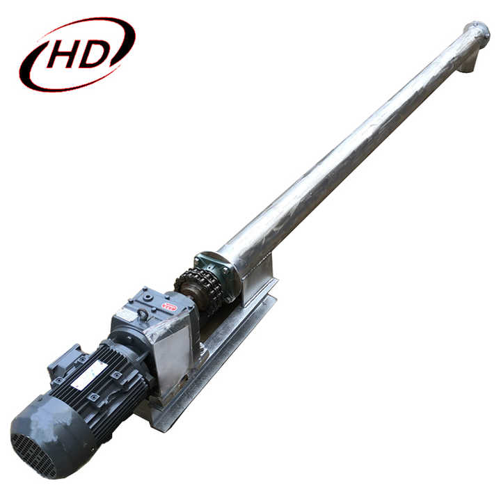 Stainless Steel Screw Auger Conveyor with Hopper 5TPH