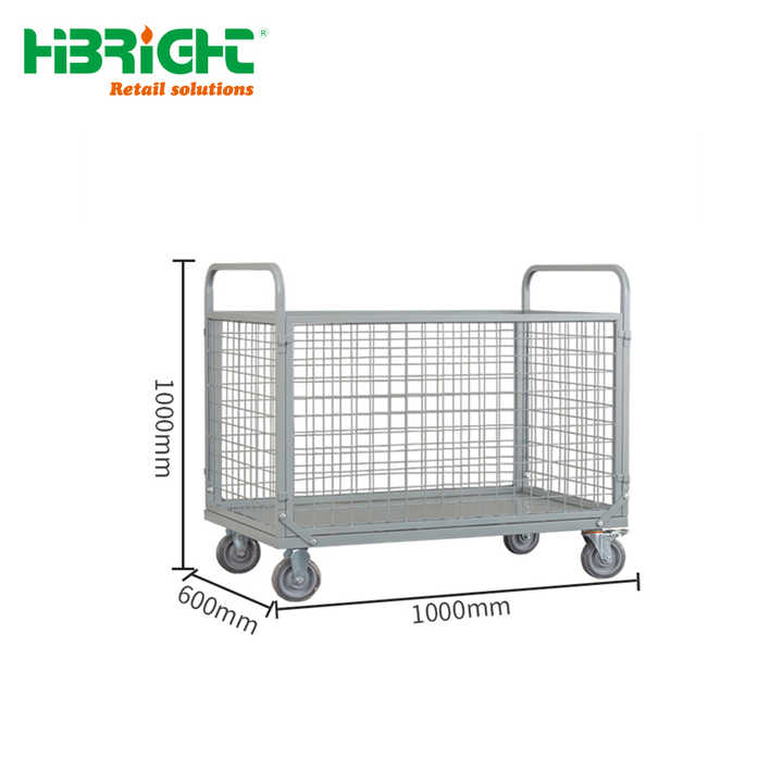 Warehouse Storage Shopping Trolley Transportation Trolley - Buy ...
