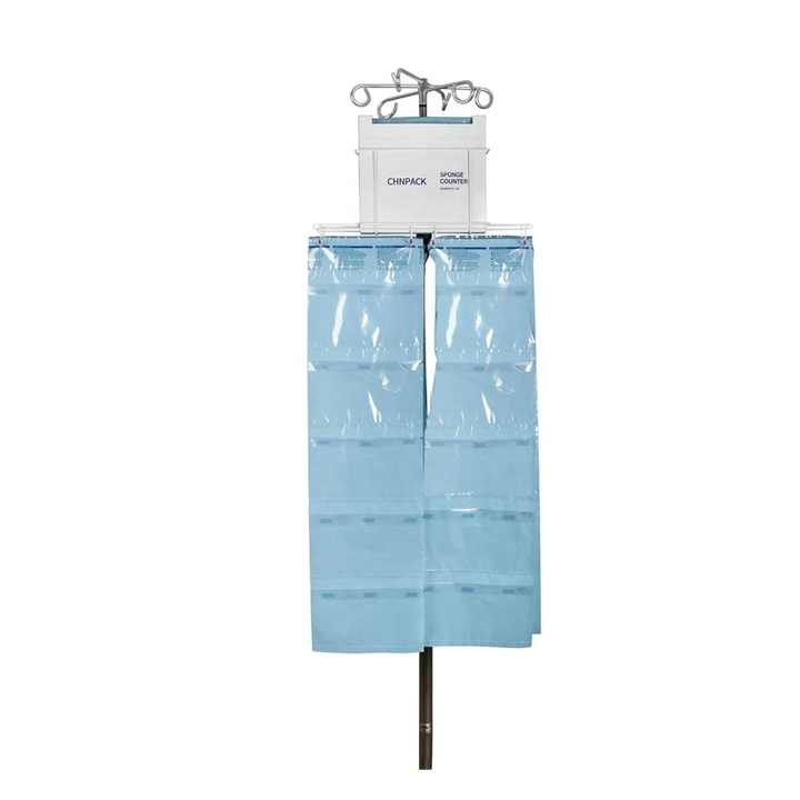 Custom Disposable Plastic Surgical Sponge Counter Bag for Hospital ...