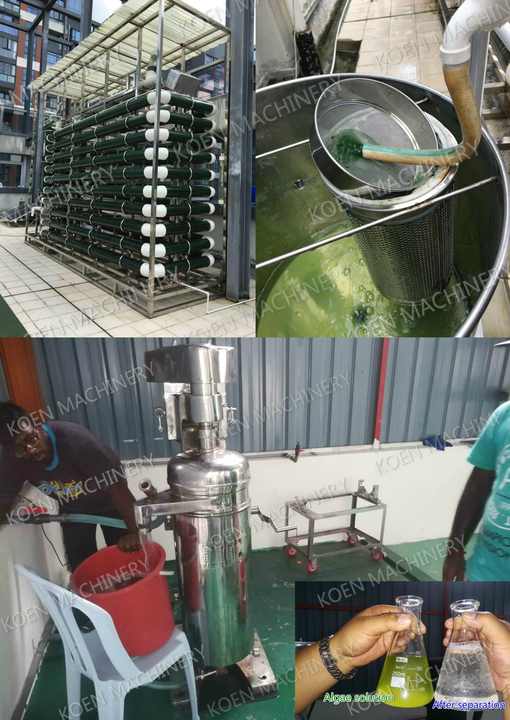 Industrial Centrifugal Separator Machine for Algae Biomass