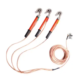 High Voltage Portable Earth Rod with Earth Wire Set