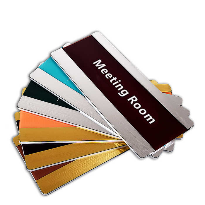 Custom Acrylic Replaceable Office Door Sign - Company Signage