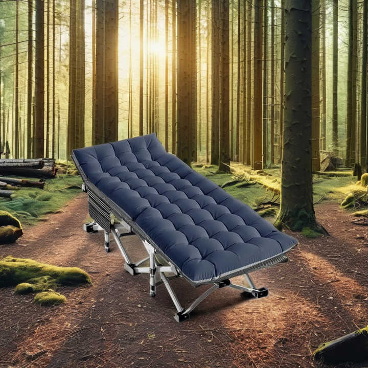 NB FAVOUR Folding Metal Cots - Modern Stainless Steel